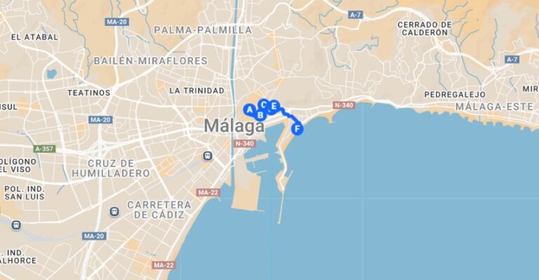 Organiza tu propio tour con el Mapa Turístico de Málaga
