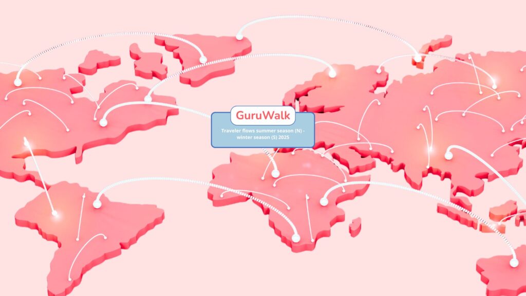 Interactive map: how travelers will move around the world this season